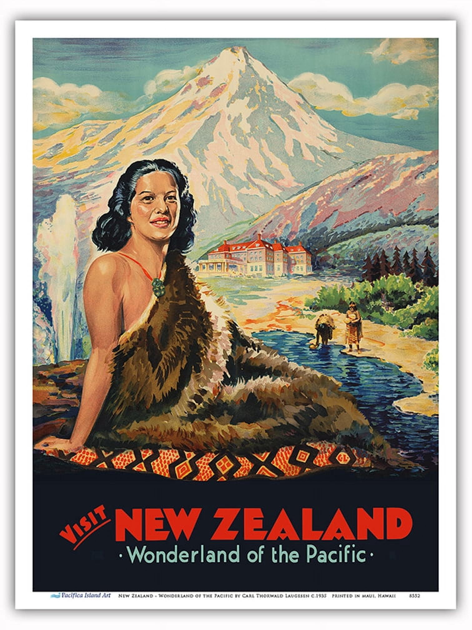 New Zealand - Wonderland of the Pacific - Château Tongariro - Vintage ...