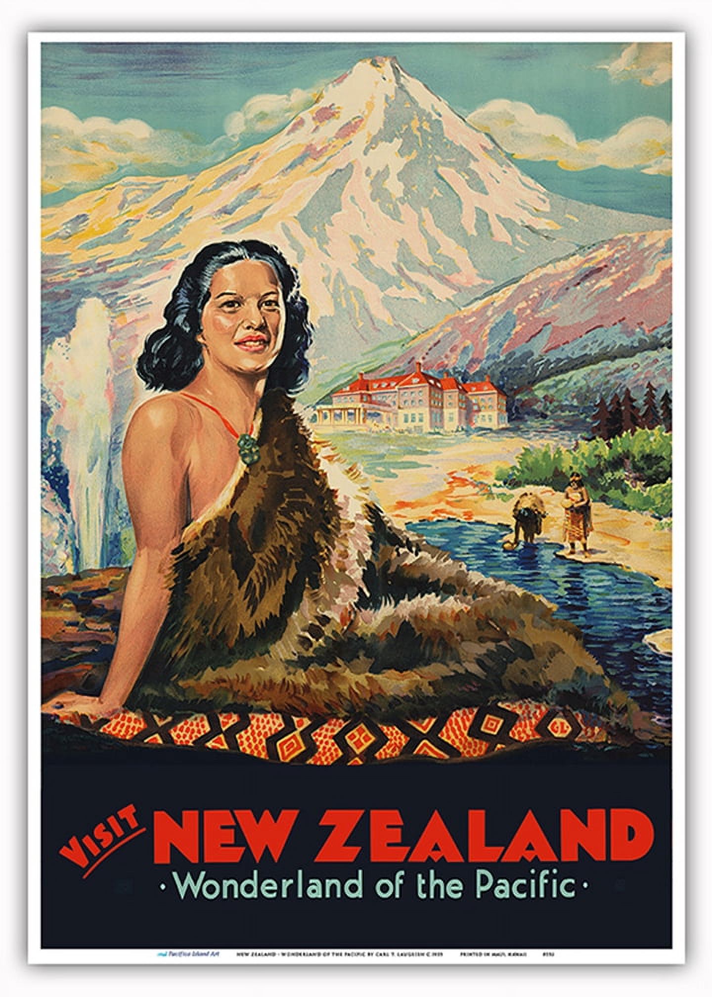 New Zealand - Wonderland of the Pacific - Château Tongariro - Vintage ...