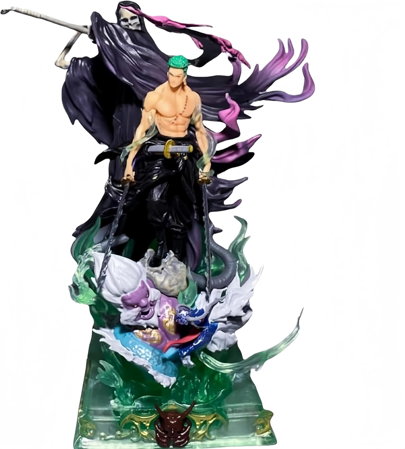New Zoro Figure Replacement Head Grim Reaper Zoro Figurine 24cm/9.4inch ...