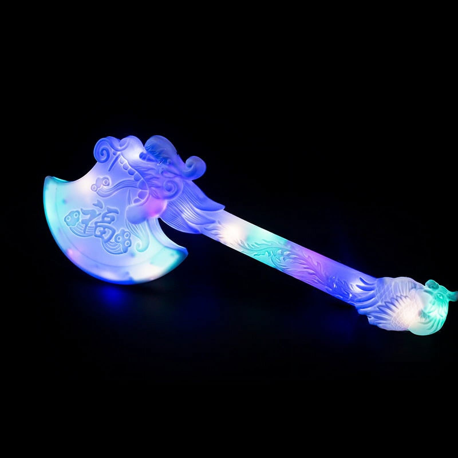 New automatic luminous mountain god axe LED flash axe explosion ...