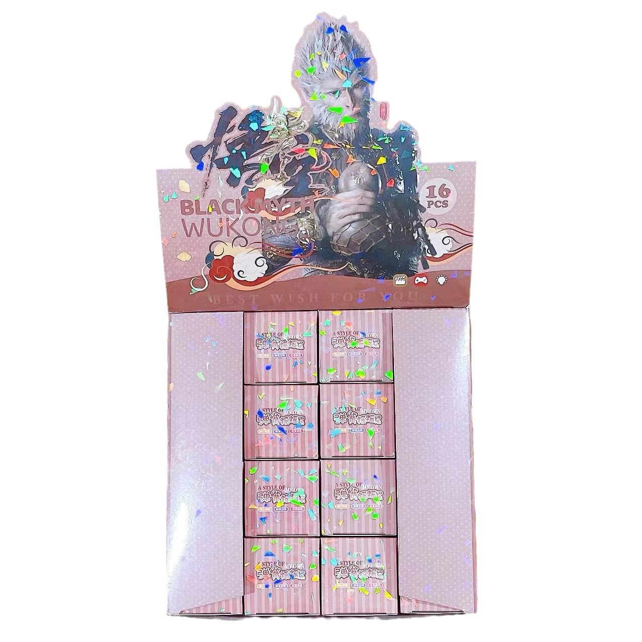 New box acrylic shake music standing card cartoon animation gift fun ...