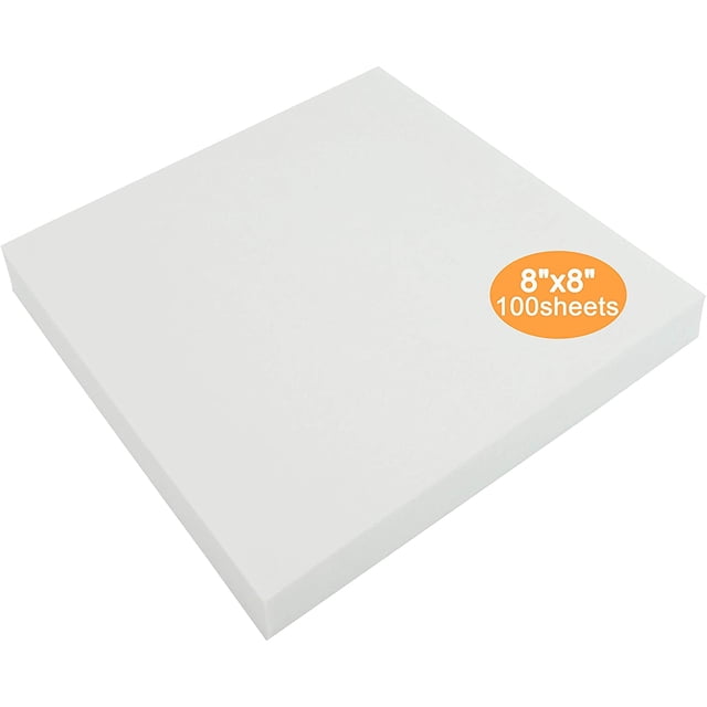"New brothread Tear Away Machine Embroidery Stabilizer Backing 8""x8 ...