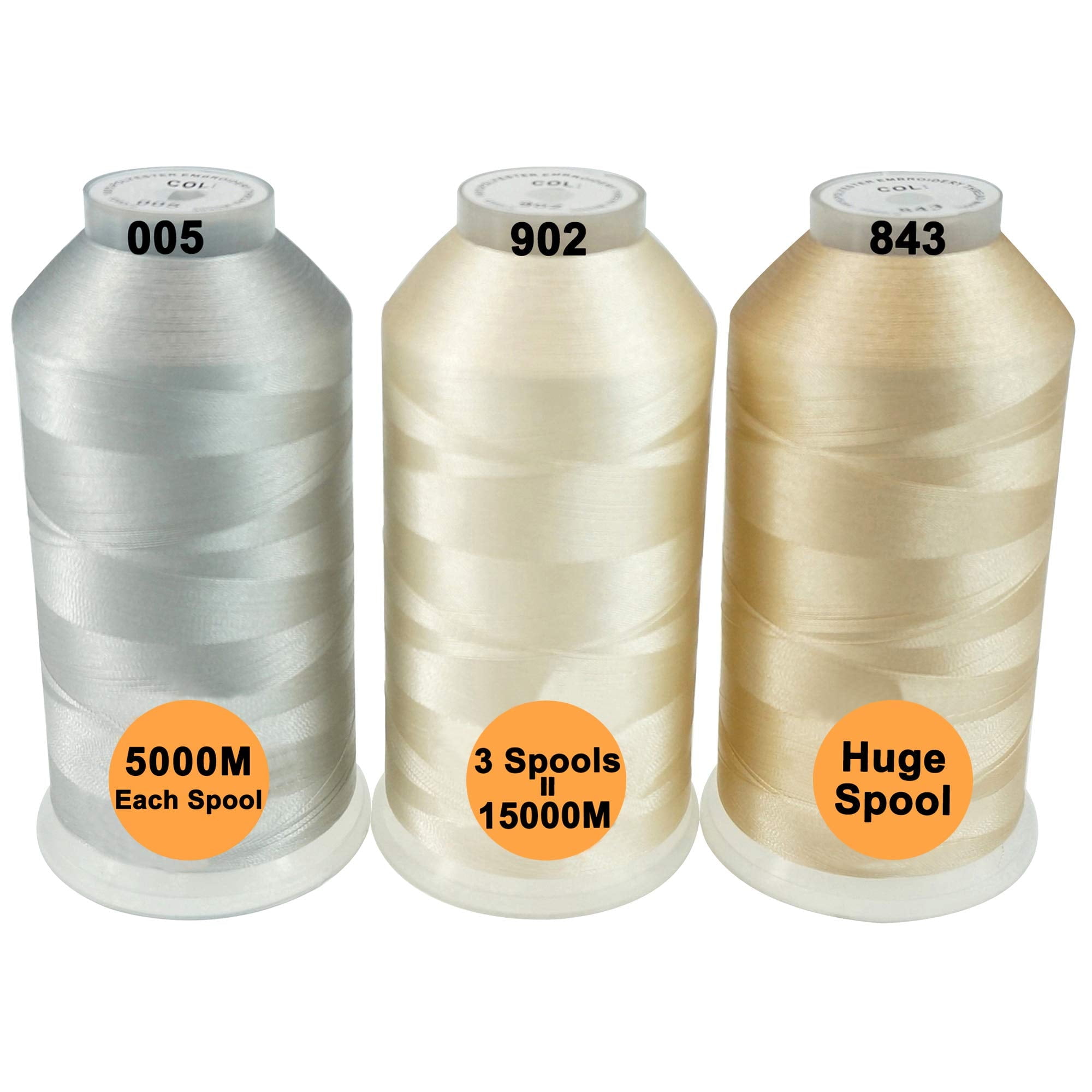 New brothreads - 40 Options- Various Assorted Color Packs of Polyester ...