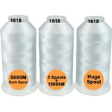 New Brothread 5000M Huge Spool 100% Polyester Embroidery Machine Thread ...