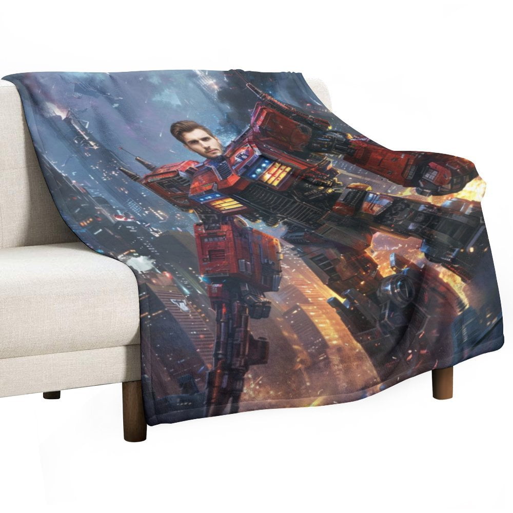 Man Transformers Blanket Custom Blanket for Boys Personalized Exclusive ...
