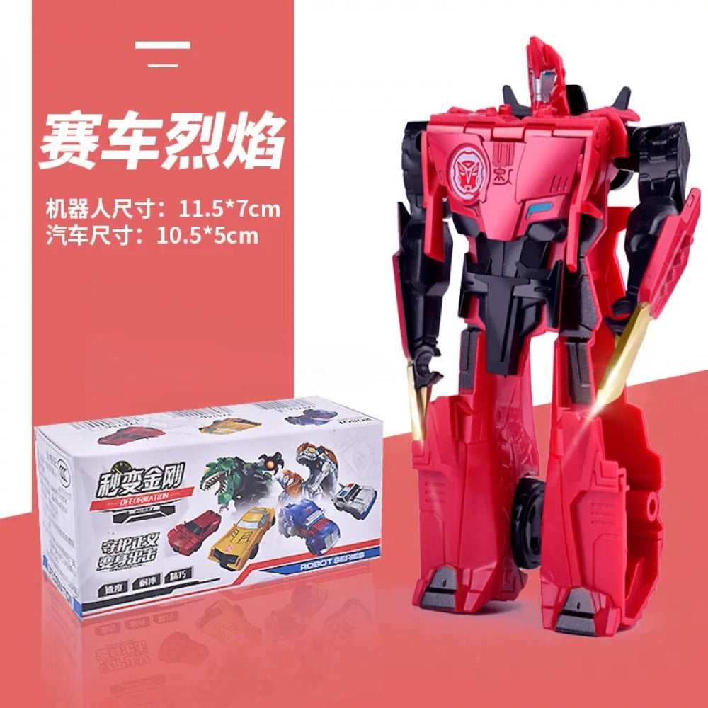 New deformation toy robot one-step deformation of the column of the ...