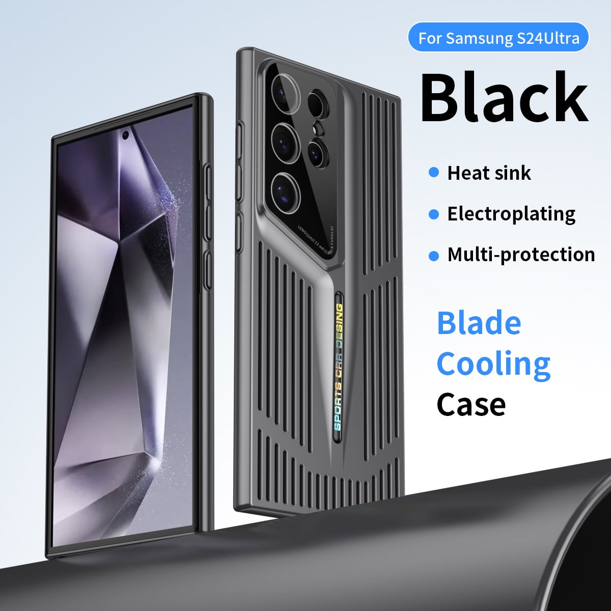 New electroplating heat dissipation phone case suitable for Samsung S24 ...
