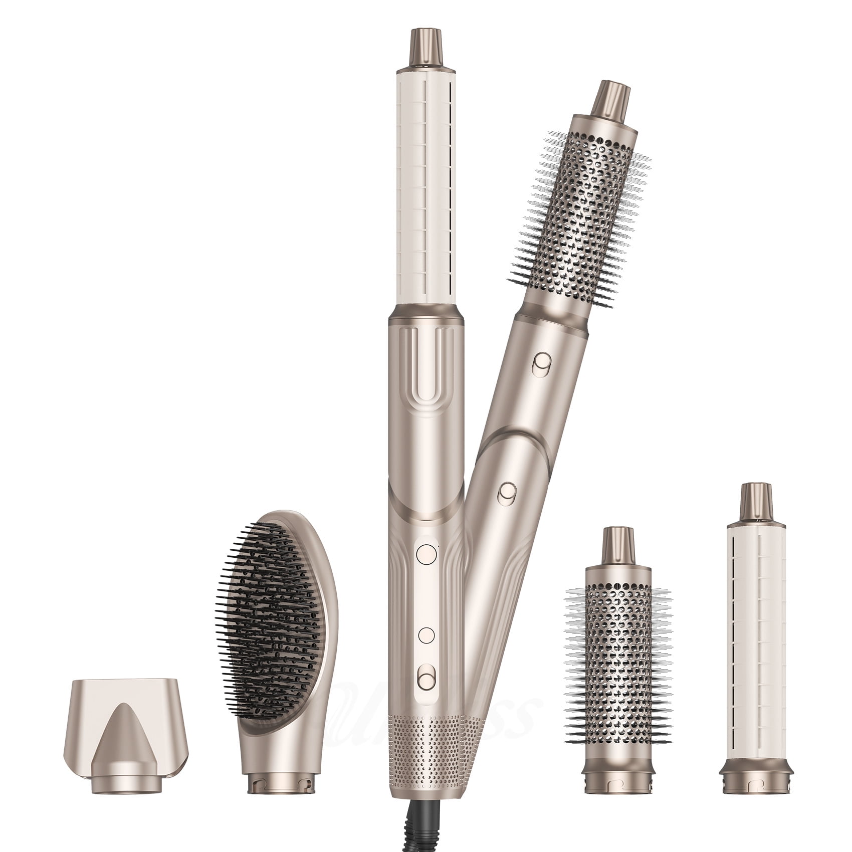 New five-in-one hot air comb, foldable multi-function negative ion hair ...