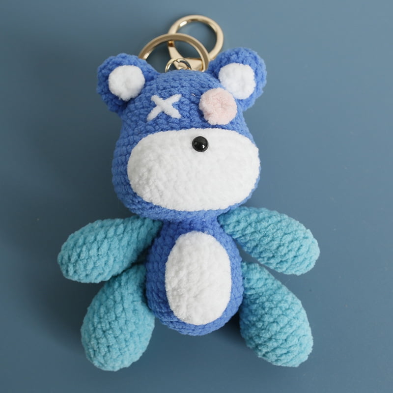 New hand-knitted dolls, super cute yarn crochet heavy-duty pendants ...