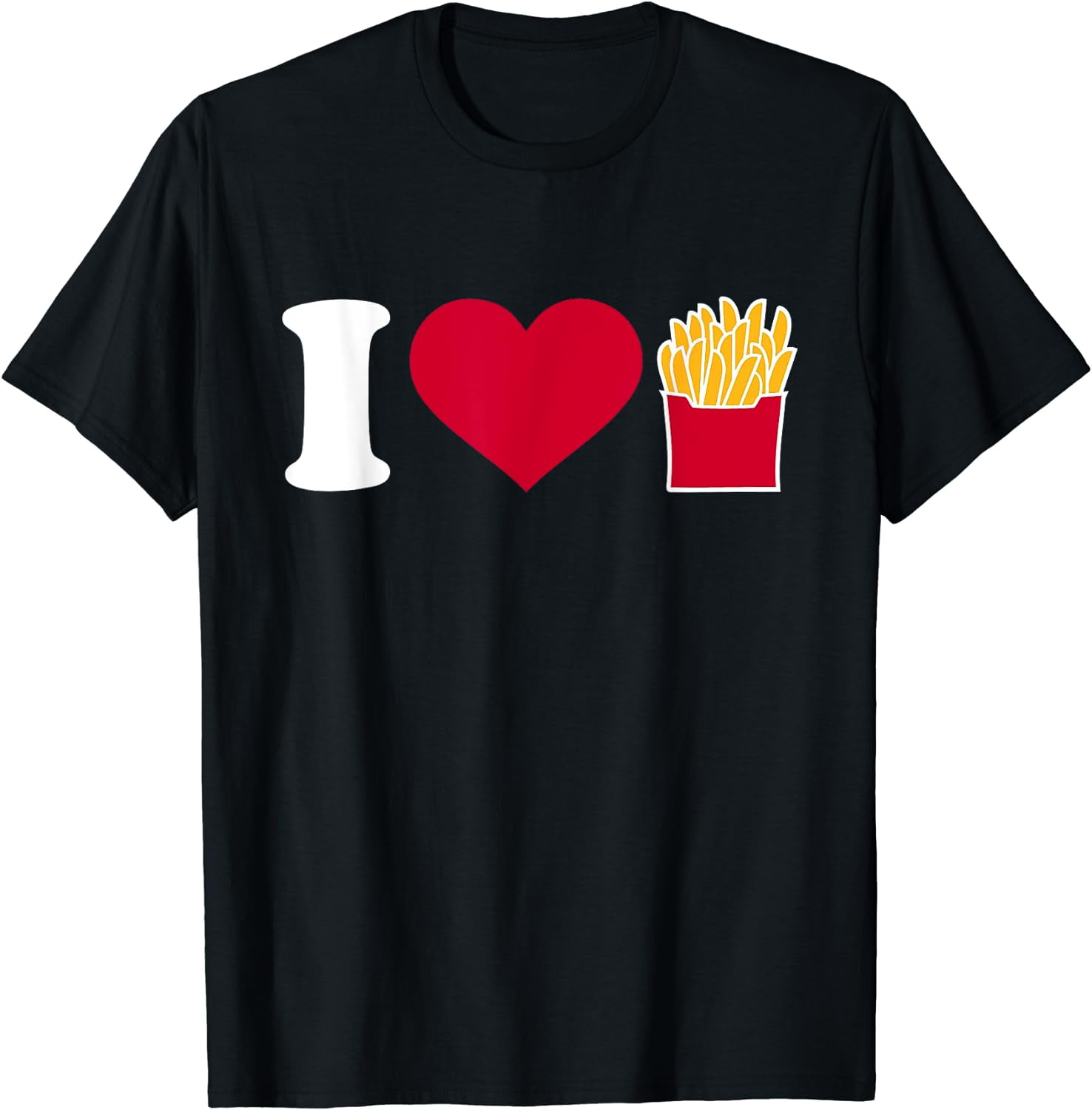 New heavy red love fries white letters new high street personality ...