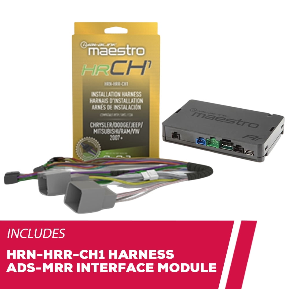 New iDatalink HRN-HRR-CH1 Radio Replacement Harness with ADS-MRR Interface Module - Walmart.com