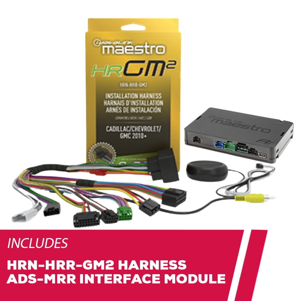 New iDatalink HRN-HRR-GM2 Radio Replacement Harness with ADS-MRR Interface Module - Walmart.com