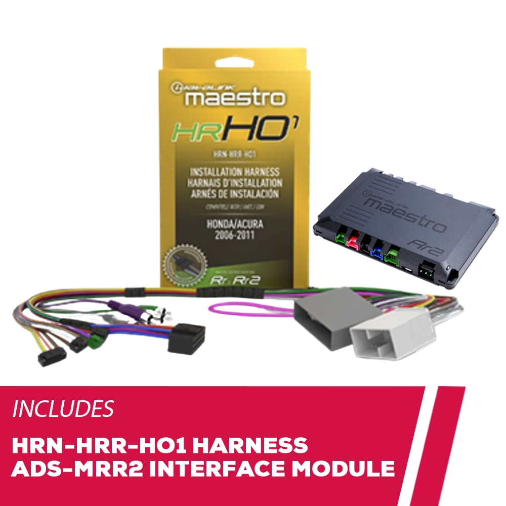 New iDatalink HRN-HRR-HO1 Radio Replacement Harness with ADS-MRR2 ...