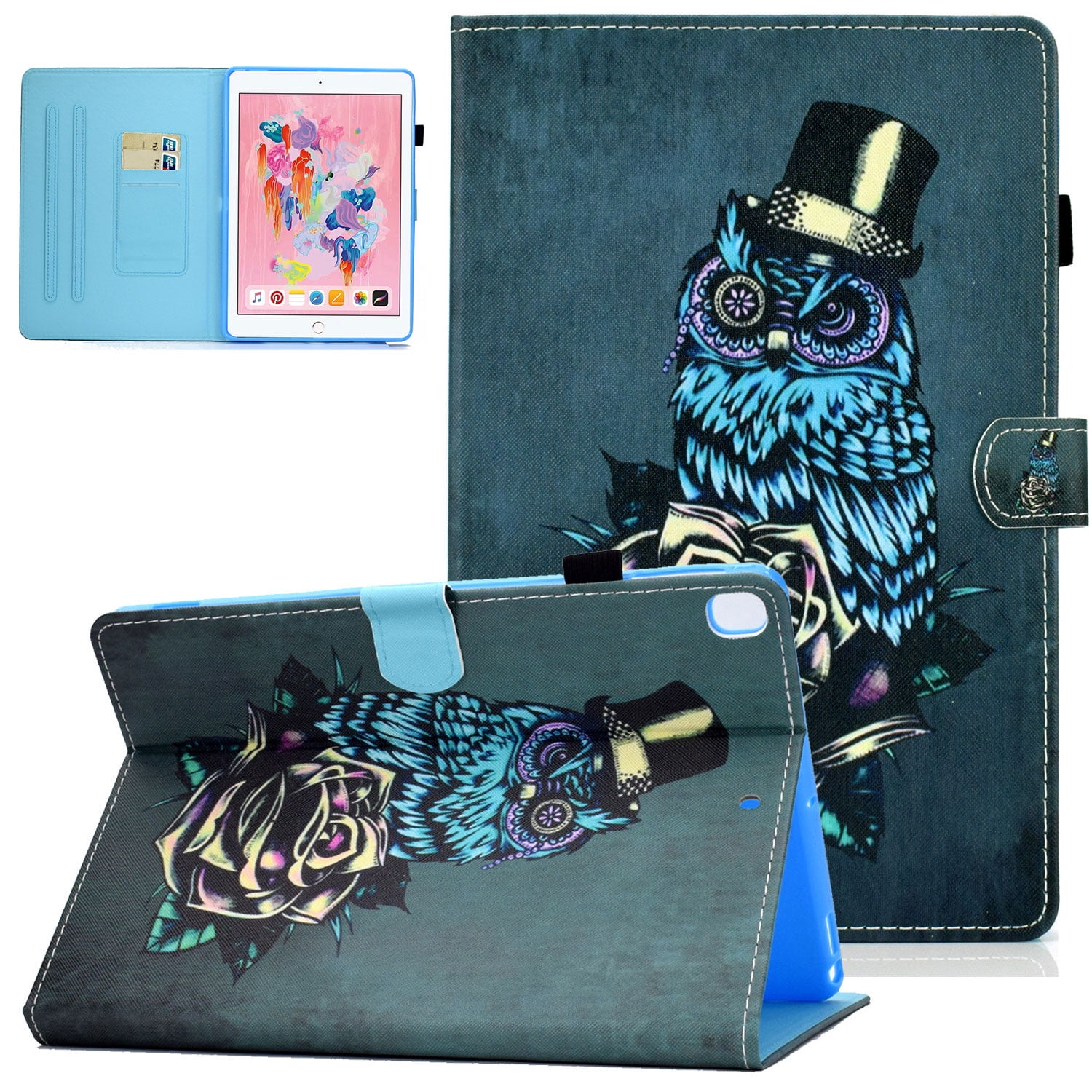 New iPad 10.2" Case 2019 (7th Generation), Allytech Slim Fit Smart ...