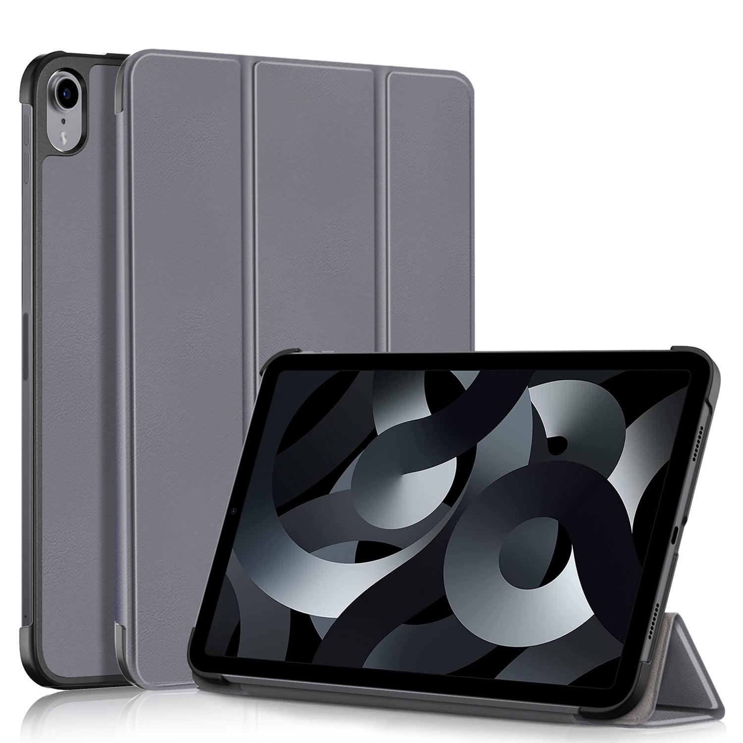 Dteck New iPad 2022 10.9 inch Tablet Case, Slim Tri-Fold Stand ...