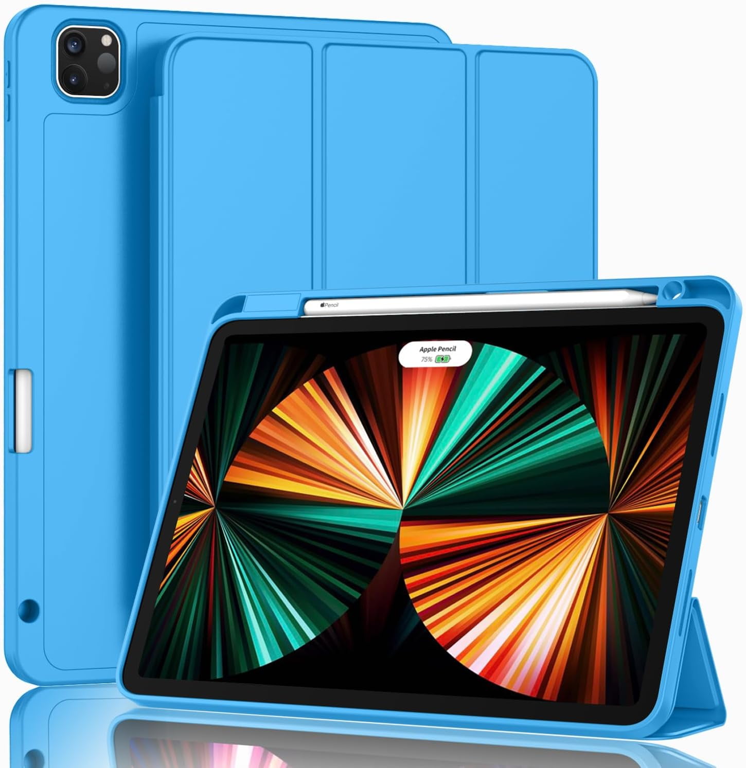 New iPad Pro 12.9 Inch Case 2021(5th Gen)/2020(4th Gen) with Pencil ...