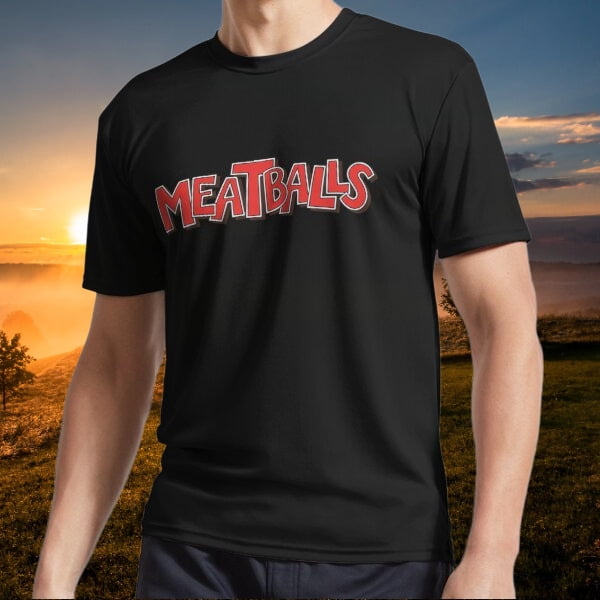 New item Meatballs Active Logo T-Shirt Funny American Size S to 5XL ...