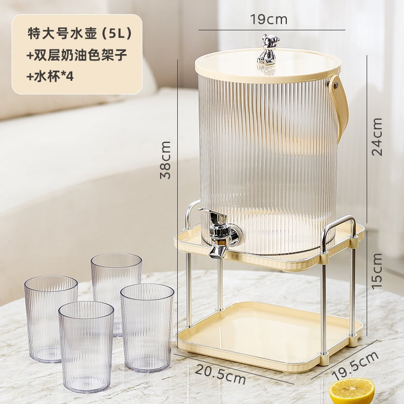 New luxury cold water bottle kettle with faucet Japanese large-capacity ...