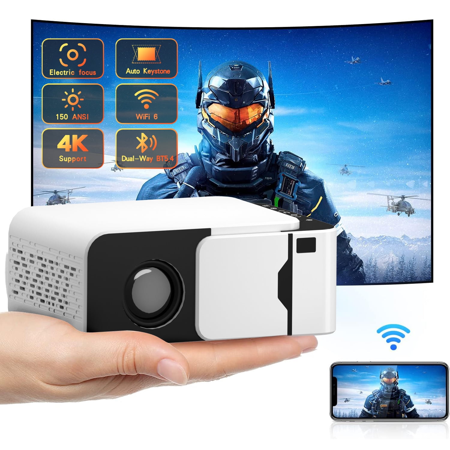 New miniT5 home high-definition projector mini portable mini smartphone ...