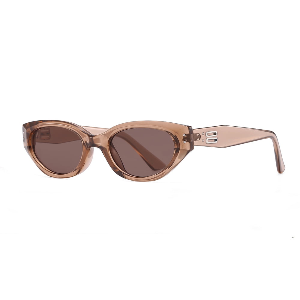 New retro cat-eye sunglasses women small face advanced sense small ...