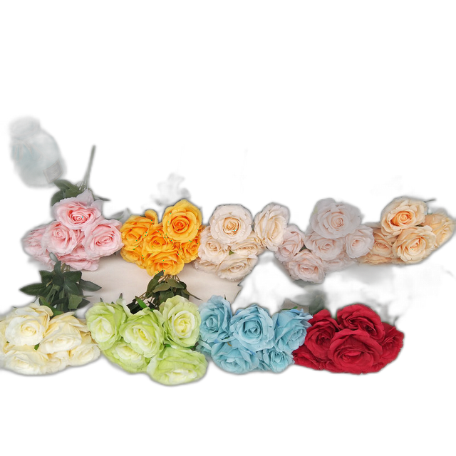 New rose wedding layout simulation rose wedding props decorative flower ...