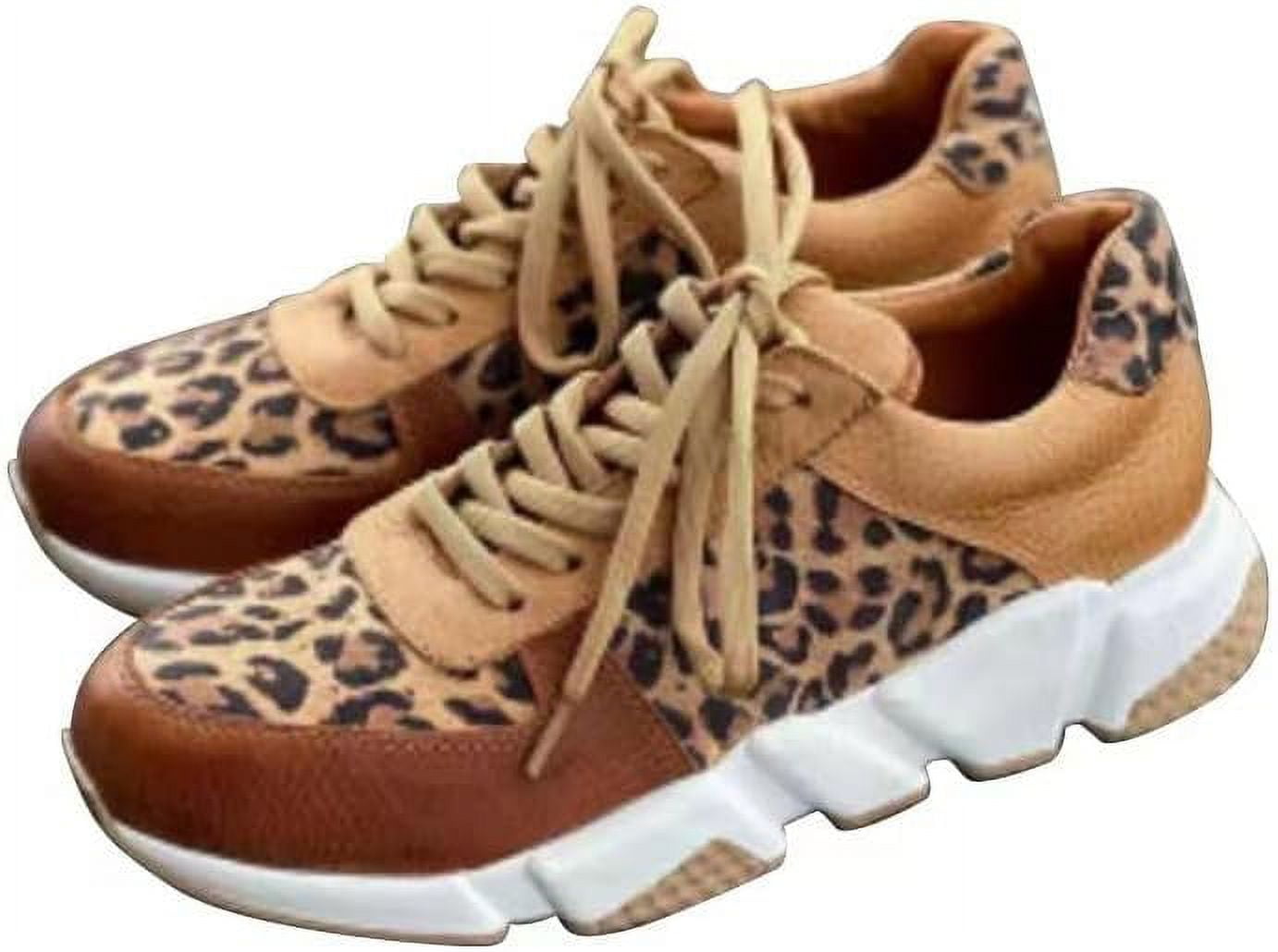 Customer reviews for New thick-soled round-toe low-cut leopard print ...