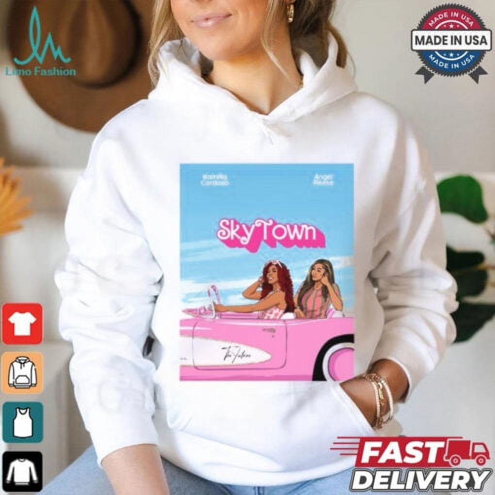 New trend Hoodie, Kamilla Cardoso & Angel Reese Sky Town Barbie Hoodie ...