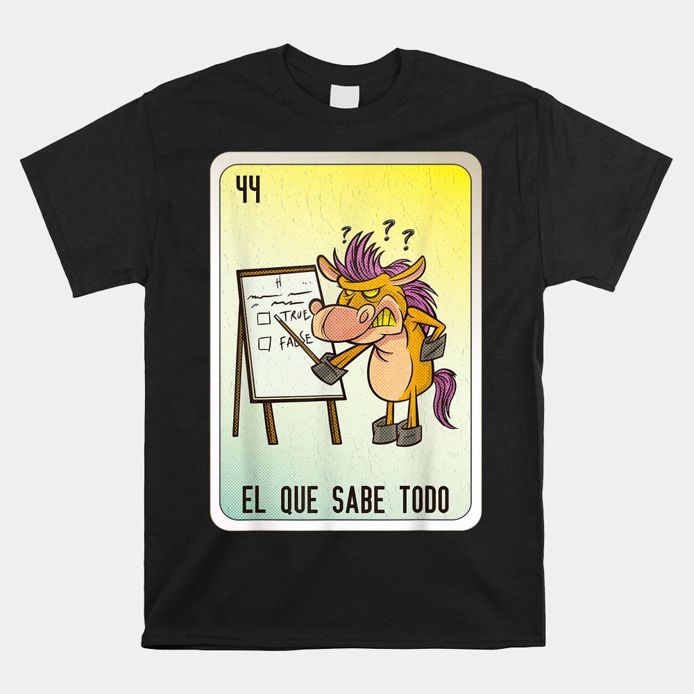 New trend t-shirts, El Que Sabe Todo Mexican Slang Chicano Bingo Cards ...
