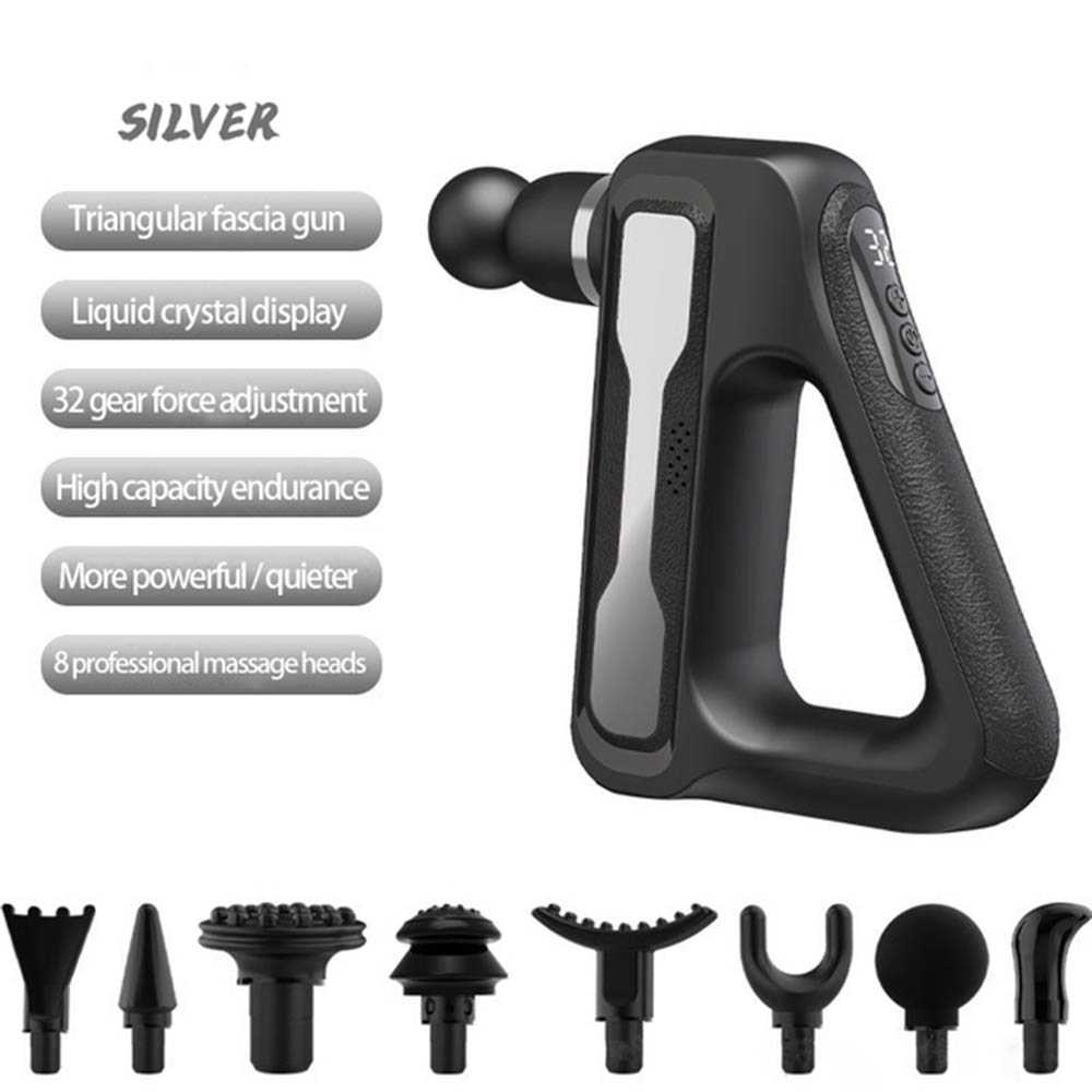 New triangle fascia gun mini massager muscle relaxer electric home ...