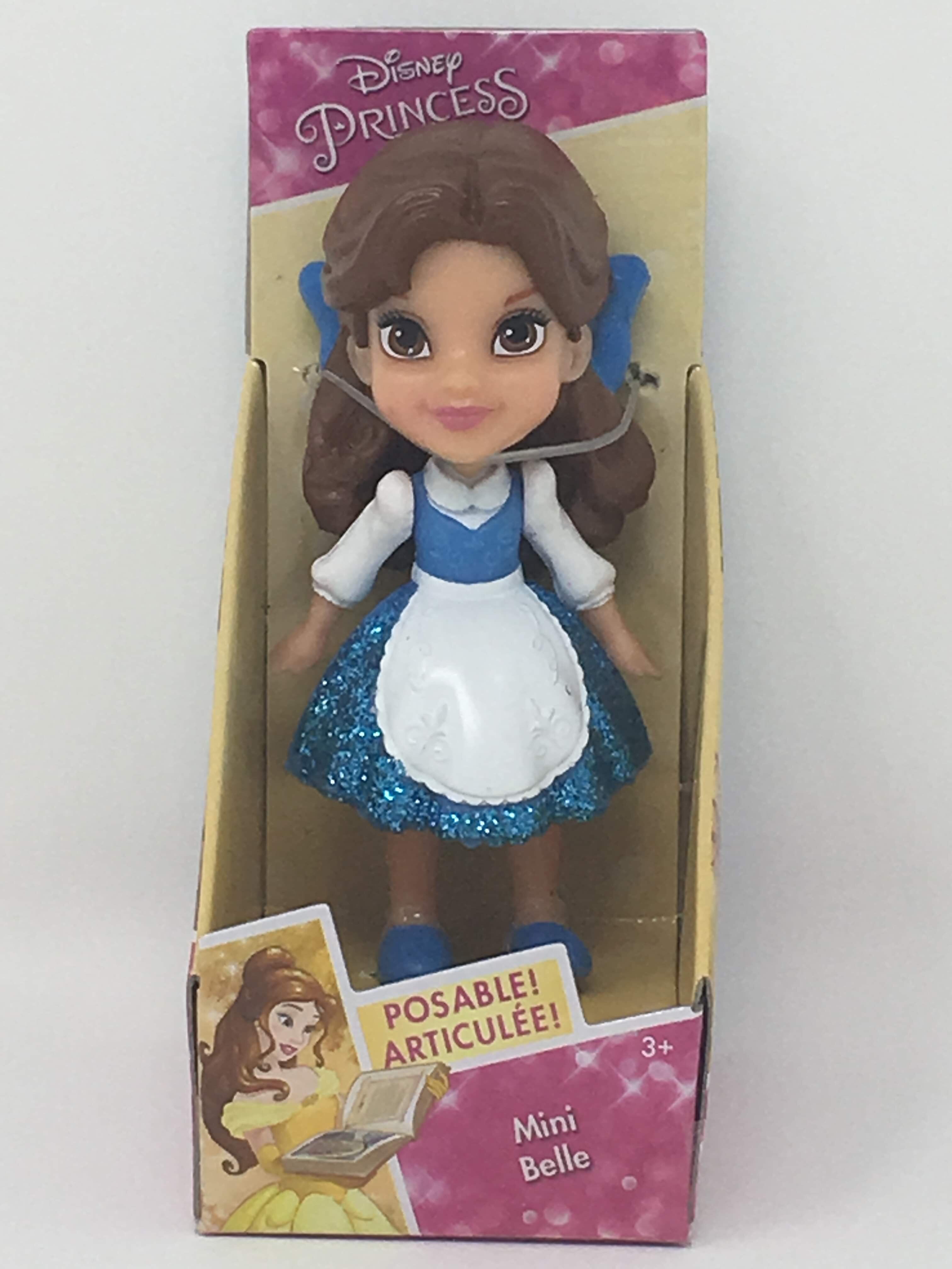 New version Disney Princess Mini Doll - Belle Blue Dress - Walmart.com