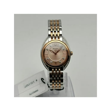 Bulova Sutton Automatic Women's Diamond Stainless Steel Analog Watch ...