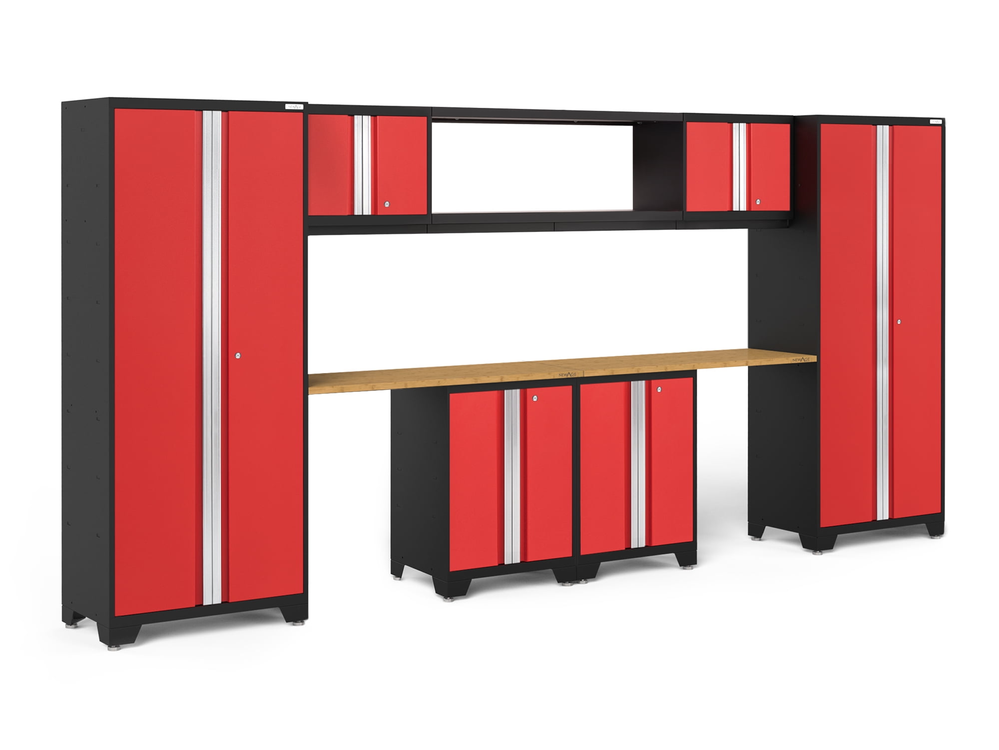NewAge Products Bold Series 9-Piece Garage Storage Cabinet Set ...