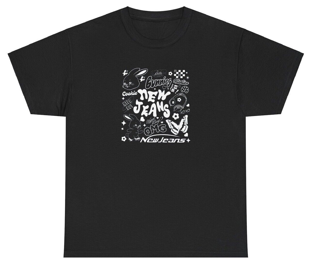 NewJeans Anime T Shirt Get Up 2nd EP Comeback New Jeans Bunnies Tokki ...