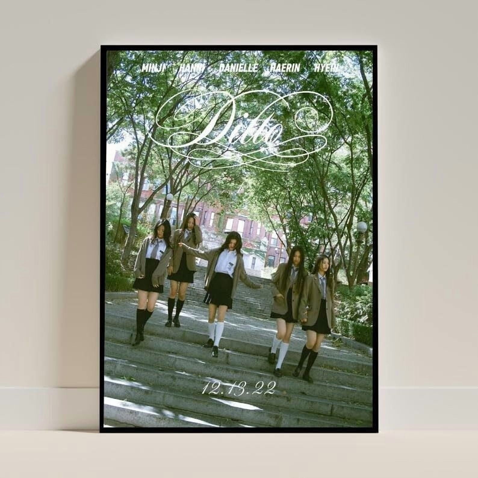 NewJeans Ditto Poster (Side A) (Music Video 2022) Poster - Walmart ...