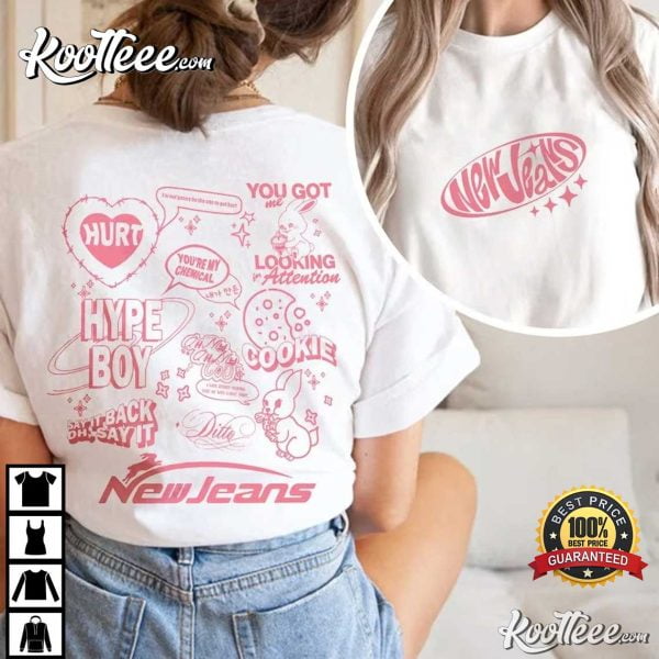NewJeans Full Tracklist Album T-Shirt - Walmart.com