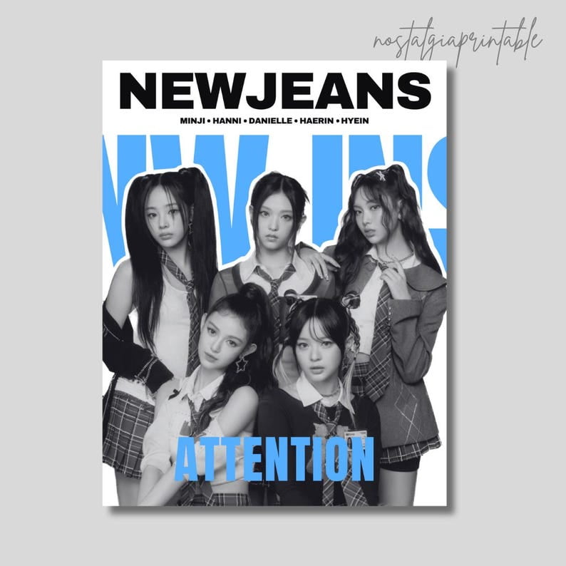 NewJeans Poster Print | Aesthetic Kpop Room Decor | Kpop Wall Art - Walmart.com