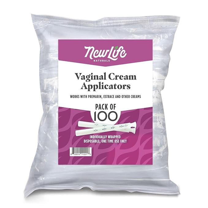 NewLife Naturals Disposable Vaginal Cream Applicators: Threaded End ...