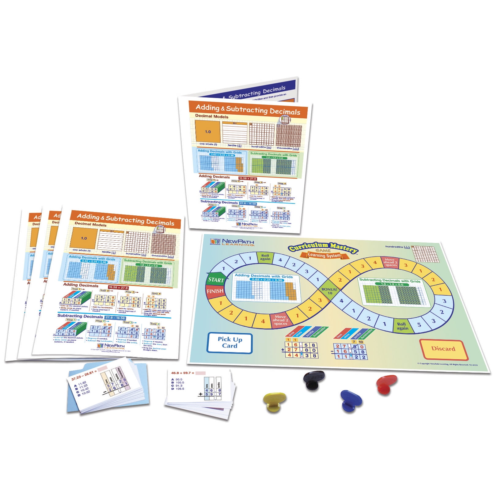 NewPath Learning Board Game for Decimal Skills in Childcare - Walmart ...