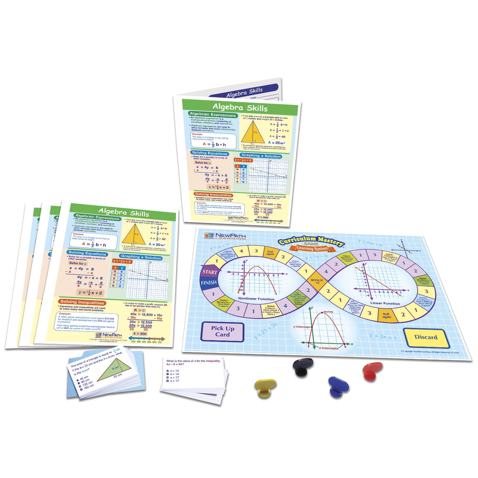 newpath learning algebra skills learning center game, gr. 6 to 9 ...
