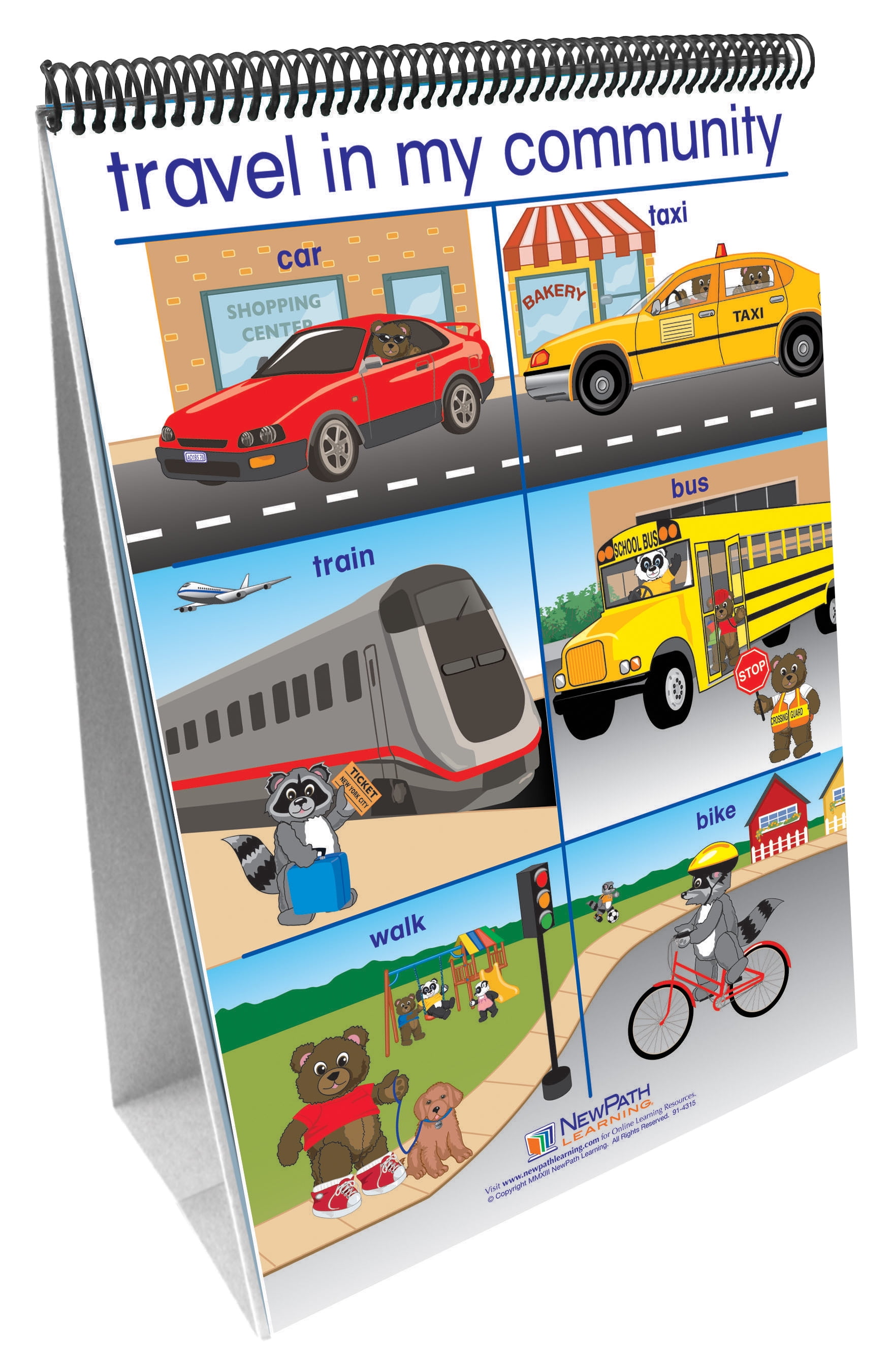 NewPath Learning My Community Social Studies Readiness Flip Chart, 12 L ...