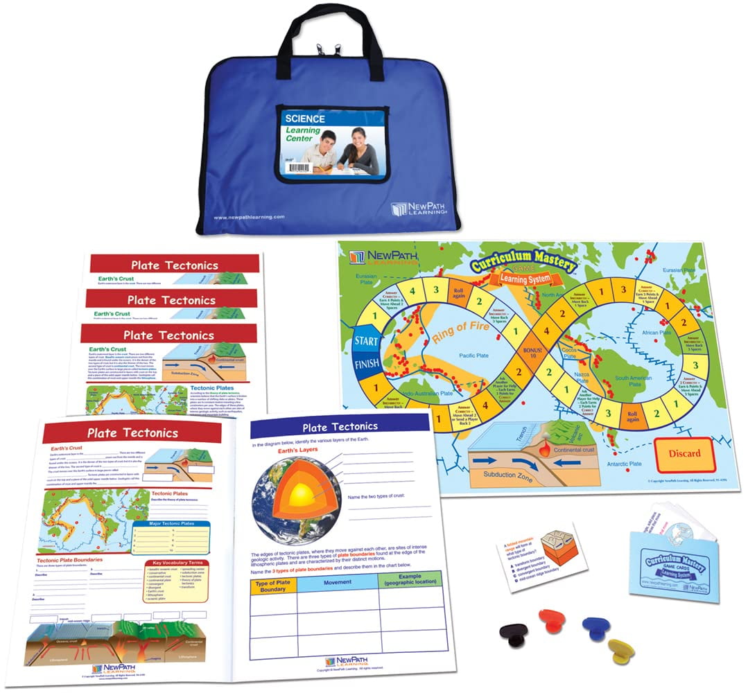 NewPath Learning Plate Tectonics Learning Center Game - Grades 6-9 ...