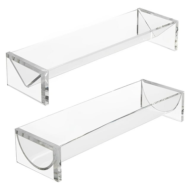 FUYGRCJ 2PCS Clear Cracker Serving Tray,Transparent Macaron Display ...