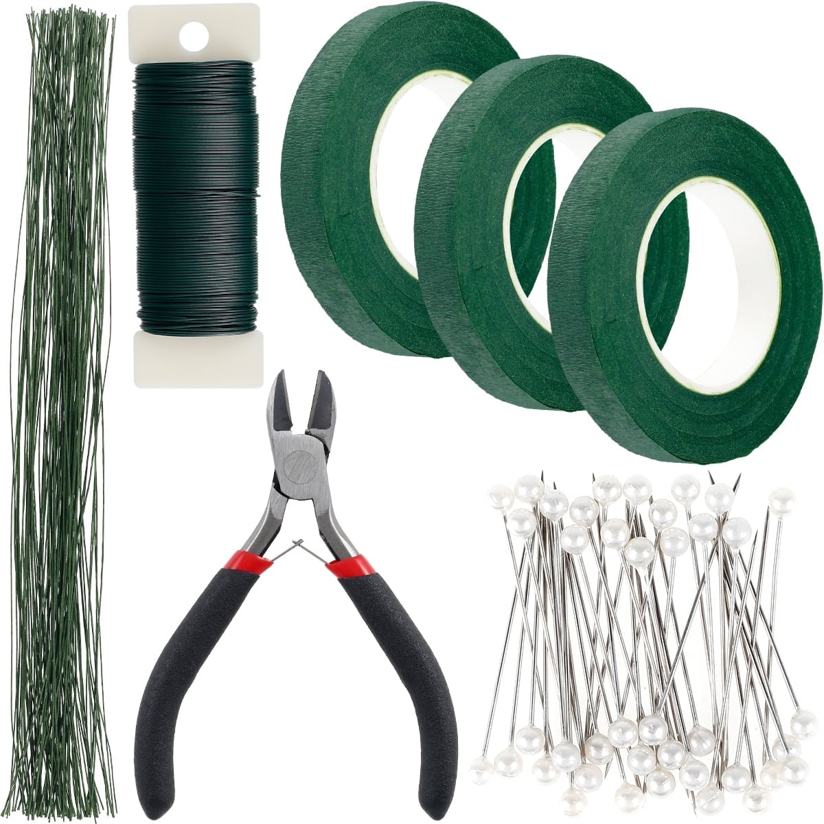 NewSoul 7 Pcs Floral Arrangement Kit Floral Tape and Floral Wire with ...