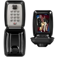 Iron Lock Waterproof Key Box - 4-Digit Combo, Removable Shackle ...