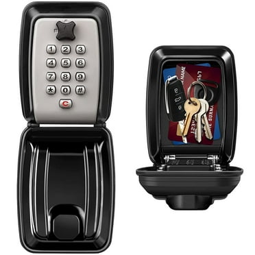 Iron Lock Waterproof Key Box - 4-Digit Combo, Removable Shackle ...