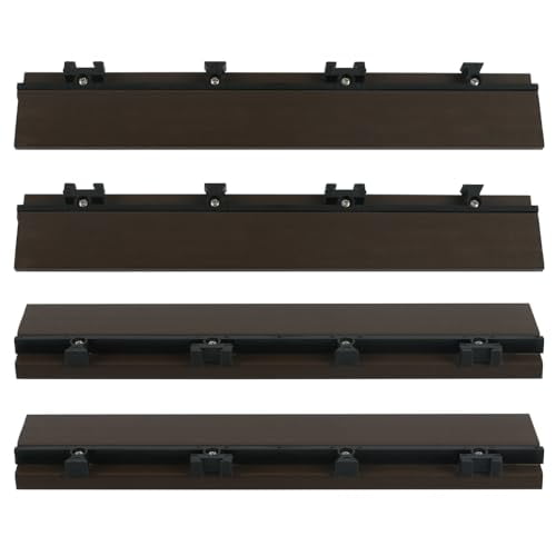 NewTechWood 1 in. x 1 ft. Quick Composite Tile Straight Fascia (4 ...