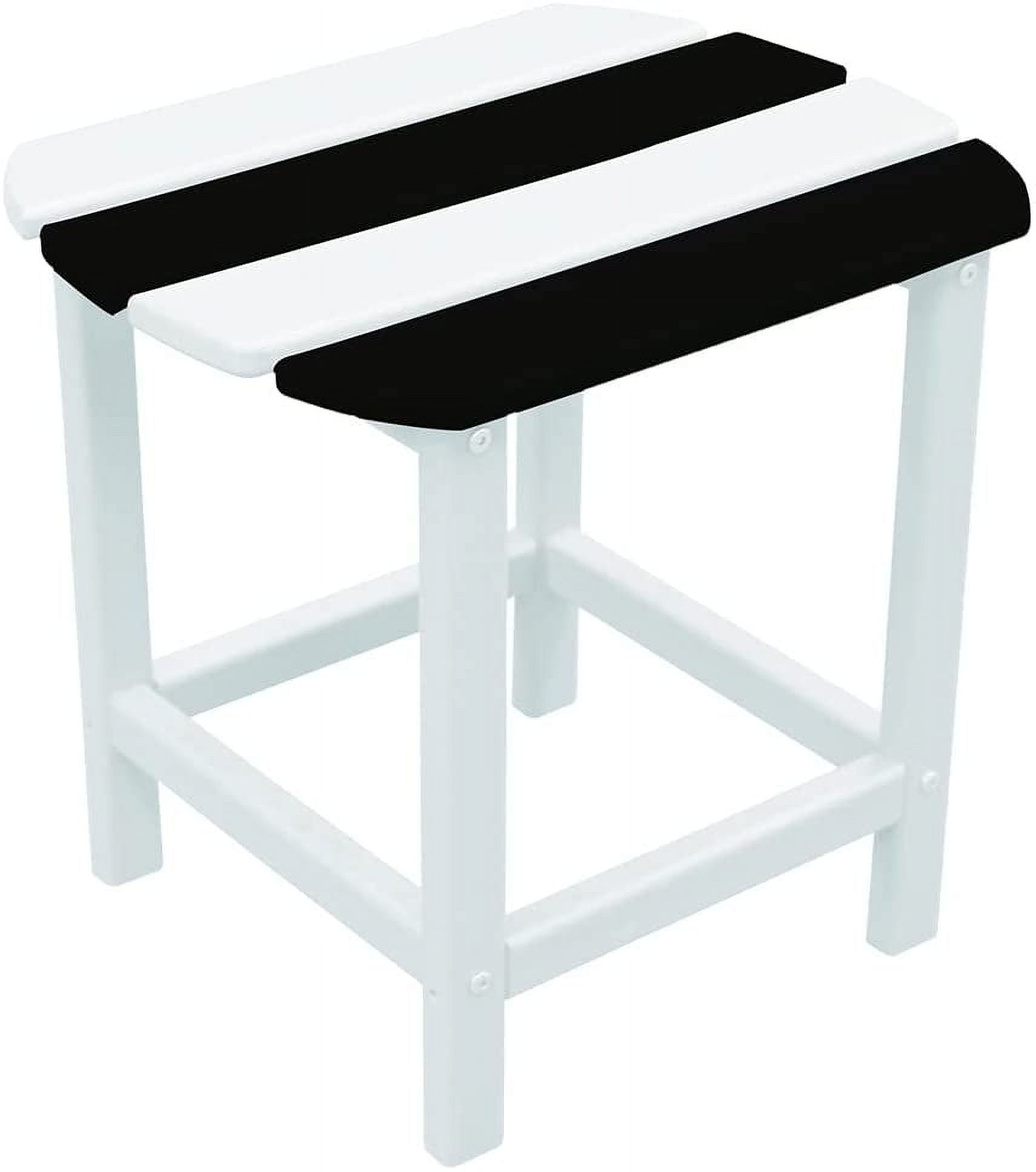 NewTechWood St Charles Zebra Plastic Outdoor Side Patio Table - Walmart.com