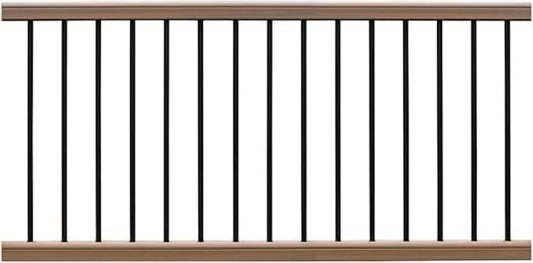 NewTechWood - Ultrashield Hemispheres 36 in. x 3 in. x 6 ft. Peruvian ...