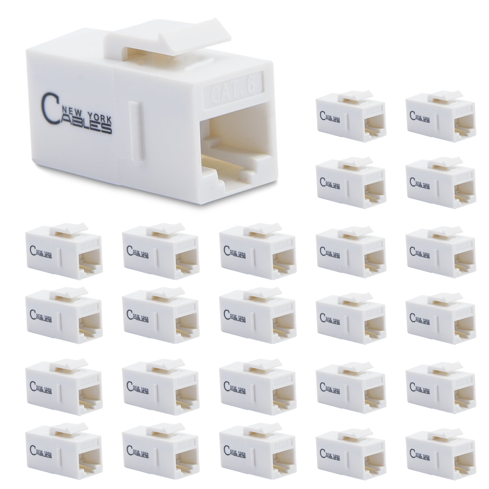 NewYork Cables Cat6 Inline Coupler RJ45 Cat5e Ethernet Extender Adapter ...