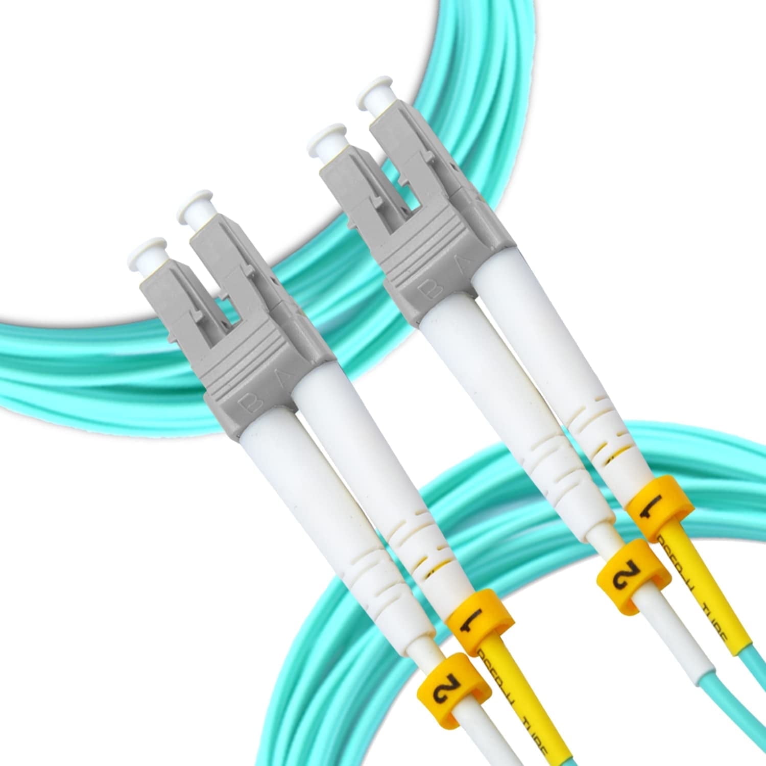 NewYork Cables Fiber Patch Cable | LC to LC OM3 50/125 Duplex | 1M (3 ...